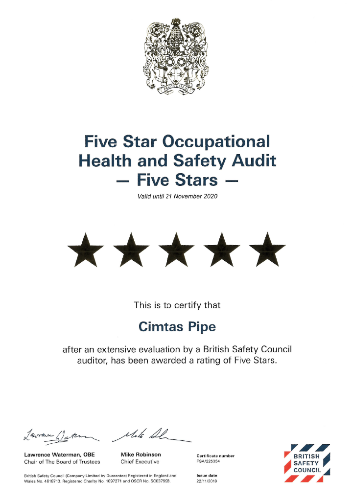 Cimtas | Certification