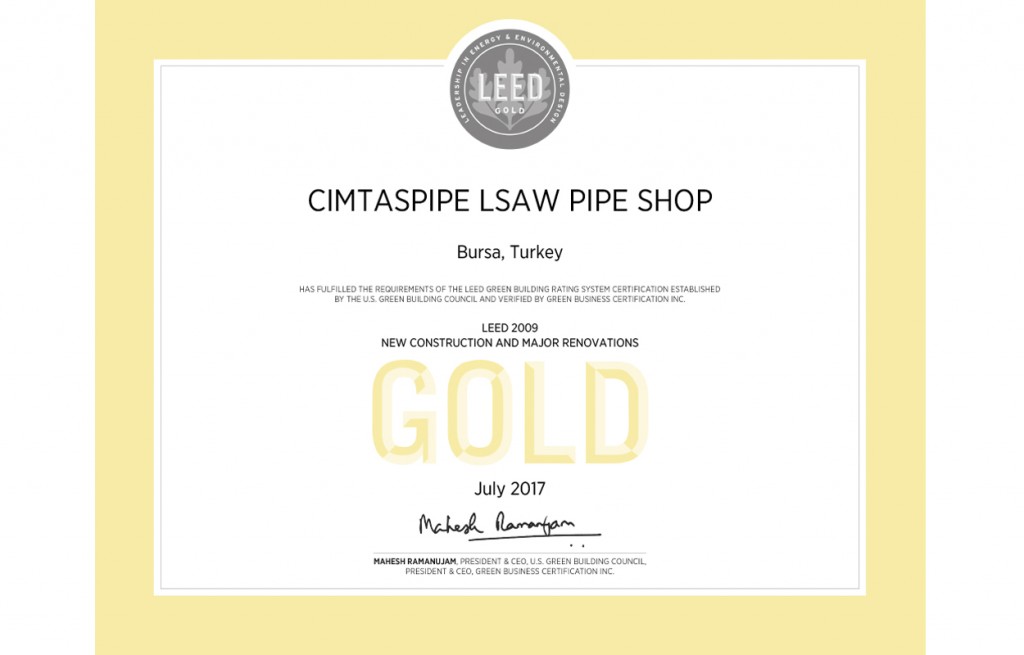 Cimtas | Certification